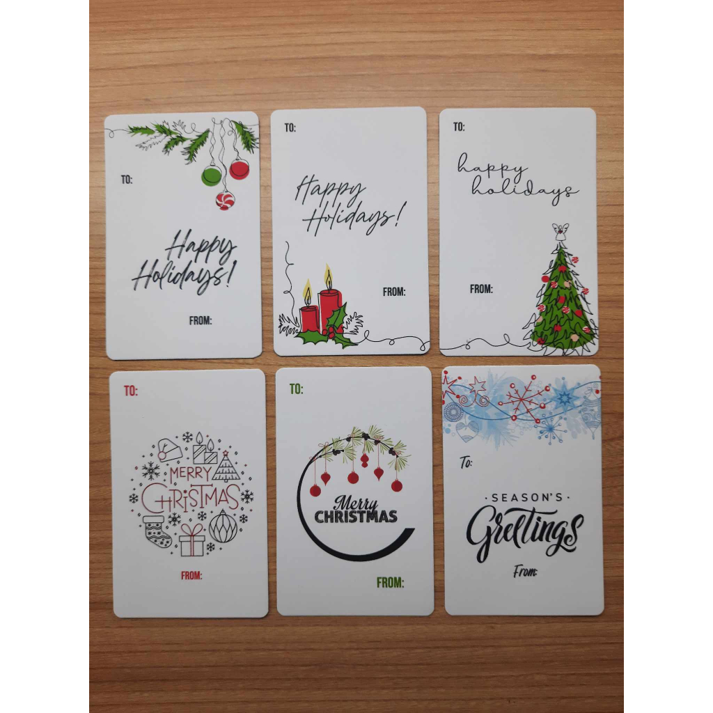 Personalized Holiday SET 9 GIFT CARD 2024 greeting card birthday card ...