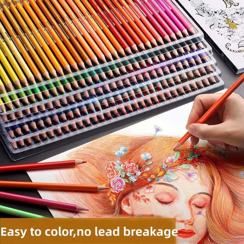 Brutfuner Professional Oily Color Pencil Set Water-soluble Colored ...