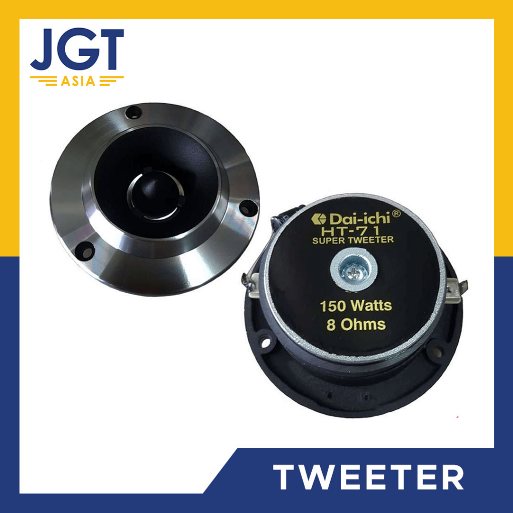 [JGT] Dai-ichi (HT-71) 4" 150 watts 8 ohms Titanium Dome Tweeter ...
