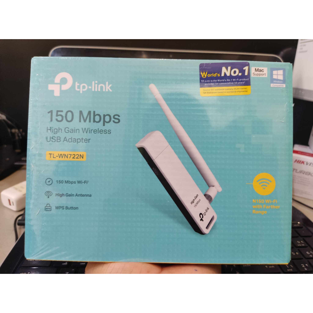 Tp-Link | TL-WN722N | 150Mbps High Gain Wireless USB Adapter | Shopee ...