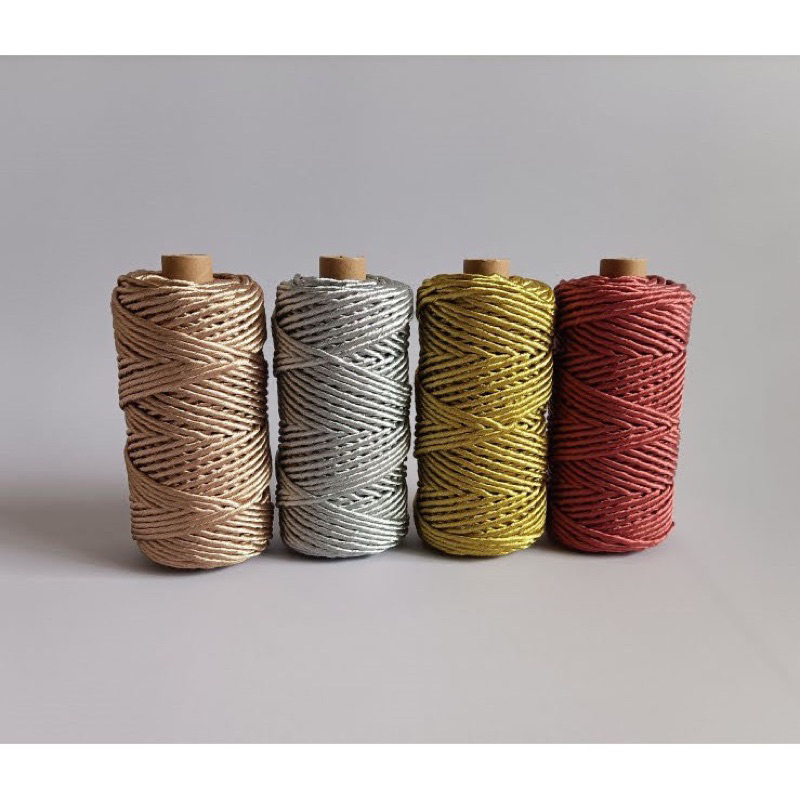 Metallic Single Strand Macrame Cord (3mm | 76 yards) | Shopee Philippines
