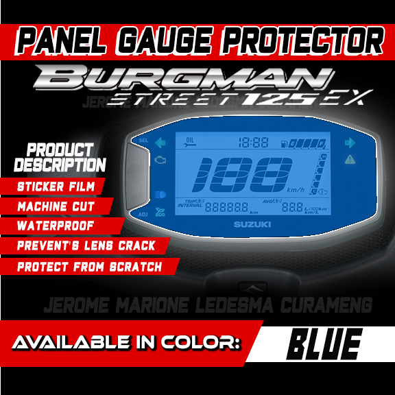 PANEL GAUGE PROTECTOR SUZUKI BURGMAN STREET 125 EX | Shopee Philippines