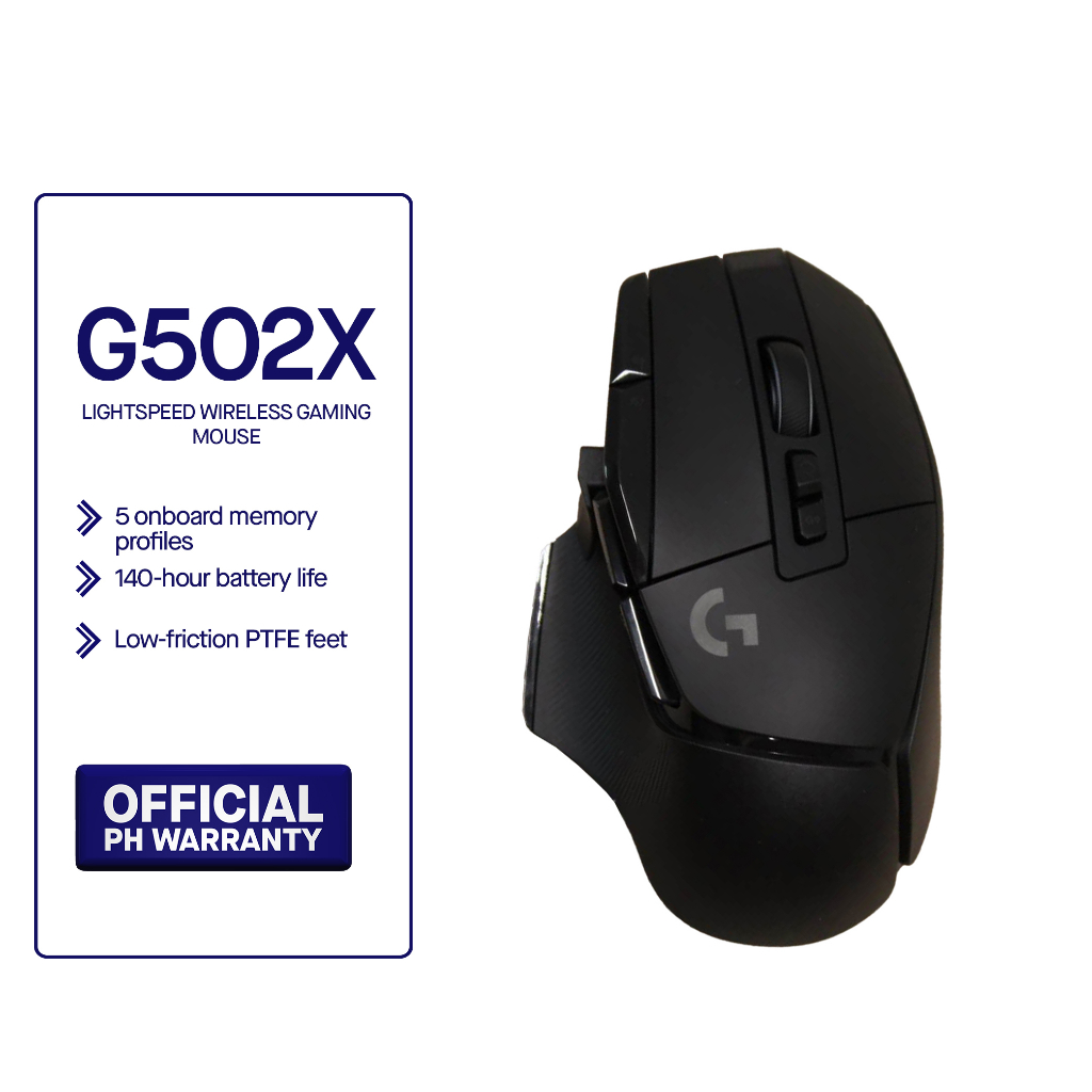 Logitech G502 X Lightspeed Wireless Gaming Mouse | Shopee Philippines
