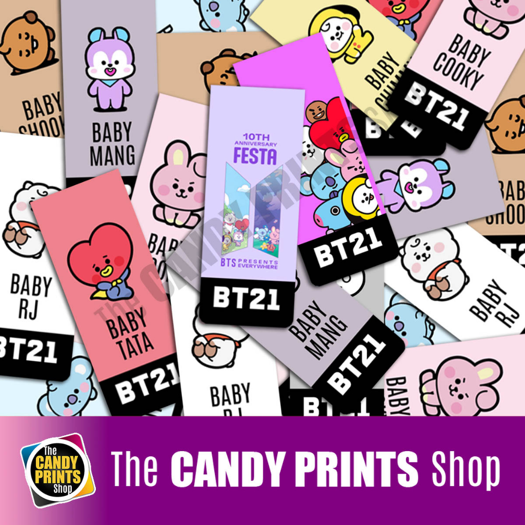 BT21 Magnetic Bookmarks - Pagemarker BT21 characters - Gifts for Family ...