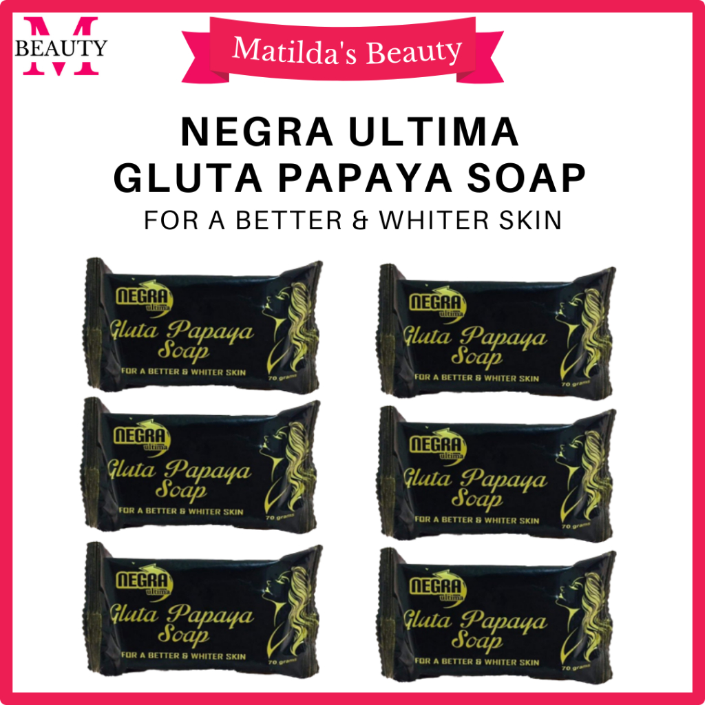 Original Negra Ultima Gluta Papaya Soap 70g Whitening Smoothens ...