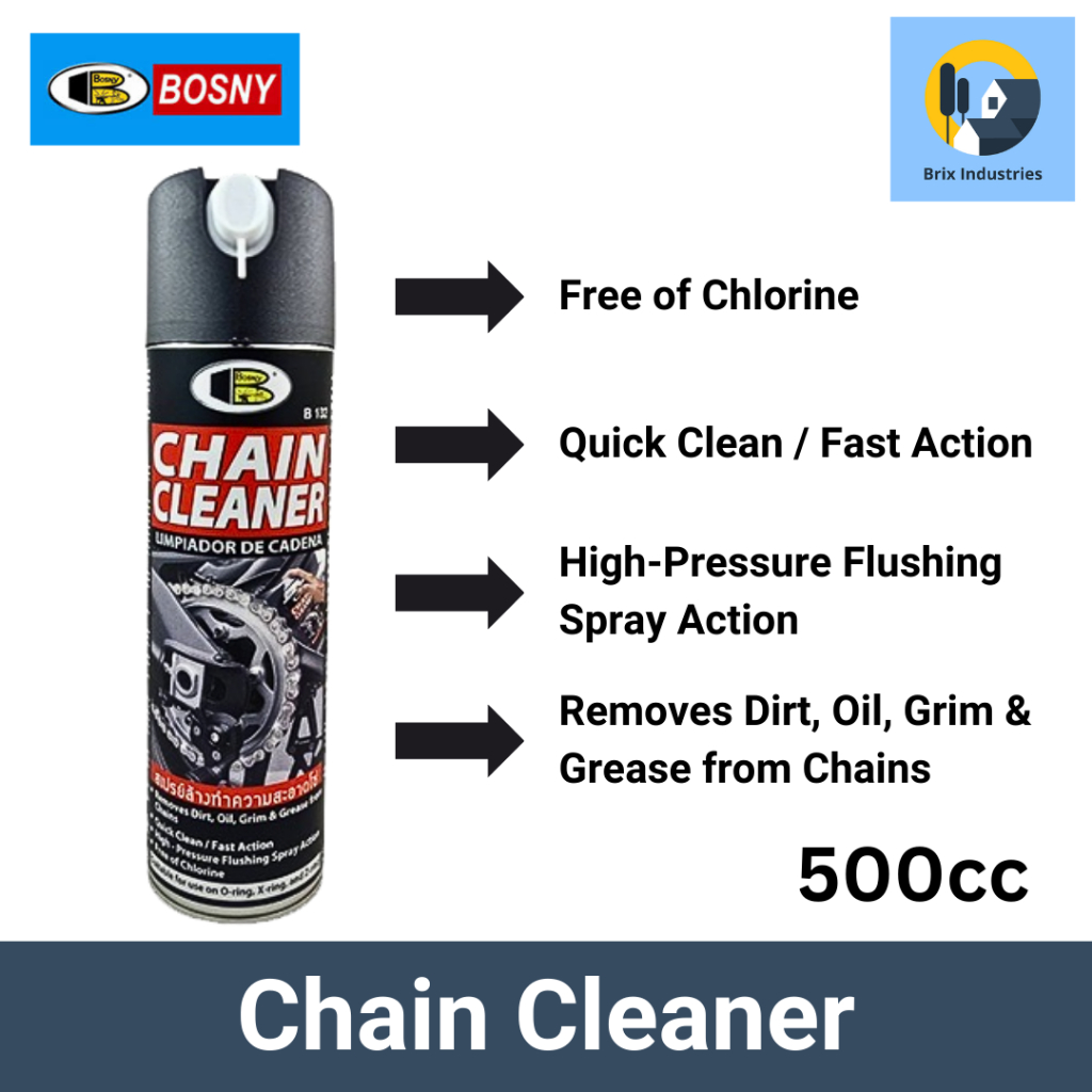 Bosny Chain Cleaner 500cc B132 Brix Industries Manila | Shopee Philippines