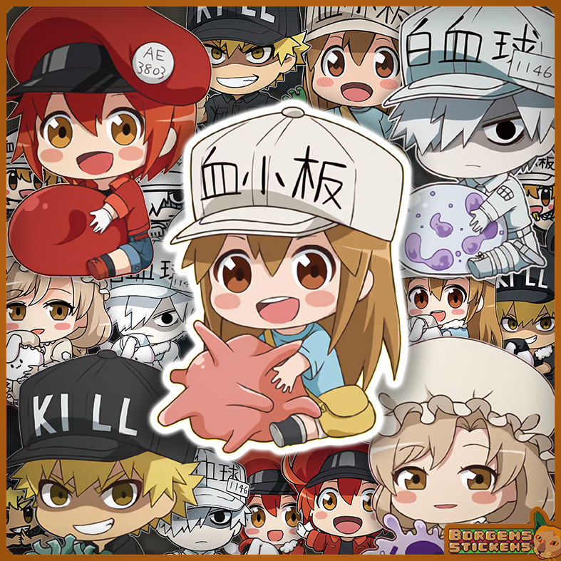 Cells at Work / Hataraku Saibou - Vinyl Waterproof Sticker / Regular ...
