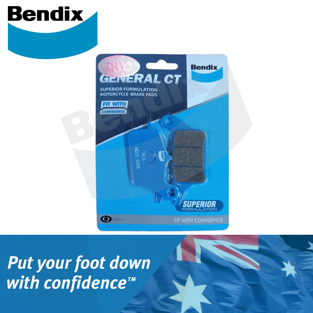 Bendix Motorcycle Brake Pads Front for Beat Carb/FI , Scoopy, Zoomer ...