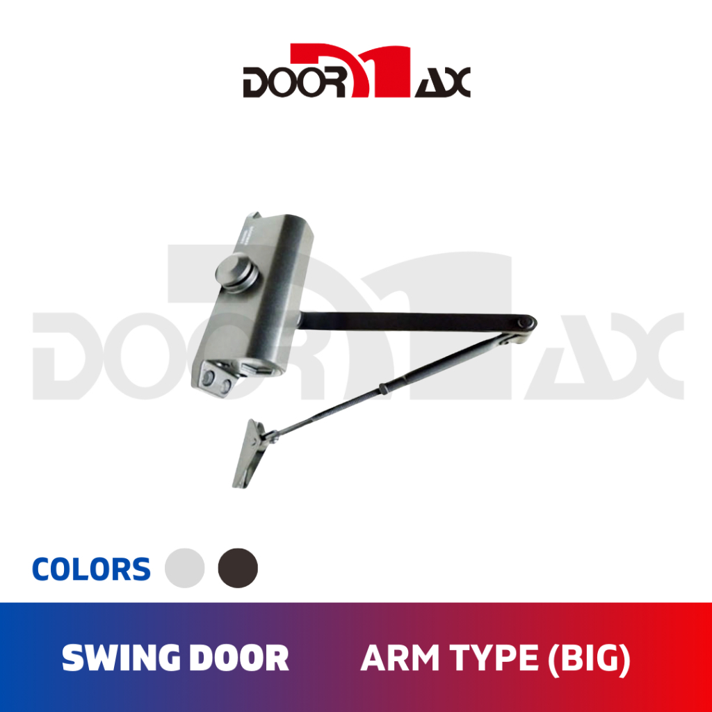 DOORMAX Big Arm Type Door Closer for Swing Door | Shopee Philippines