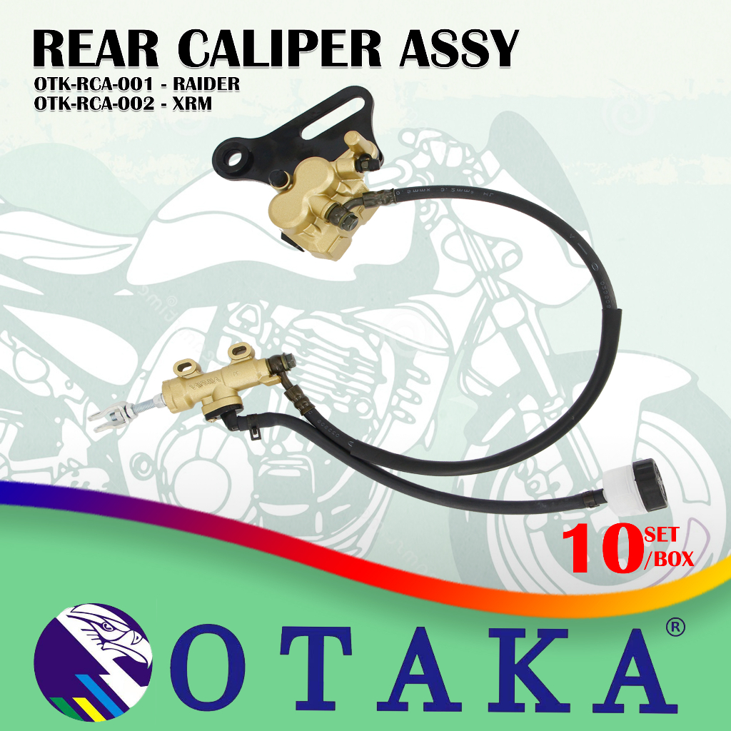 (OTAKA) REAR BRAKE MASTER CALIPER ASSY DOUBLE PISTON | Shopee Philippines