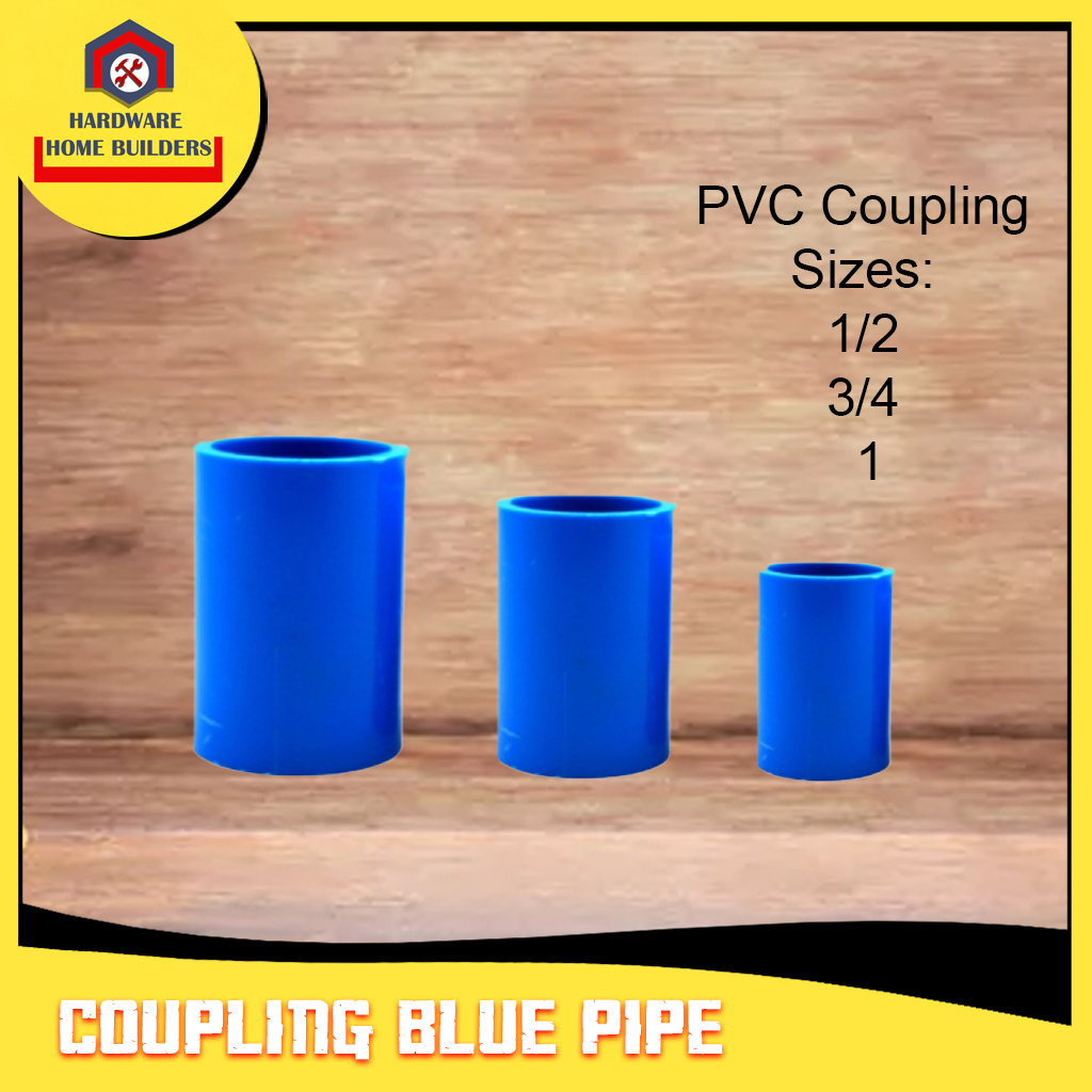 PVC Coupling Blue Pipe Fittings Waterline Connector | Shopee Philippines