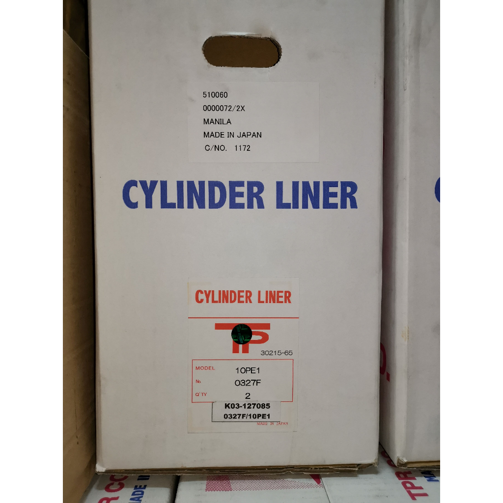 TP Cylinder Liner for ISUZU 10PE1 (K03-127085) (0327F) | Shopee Philippines