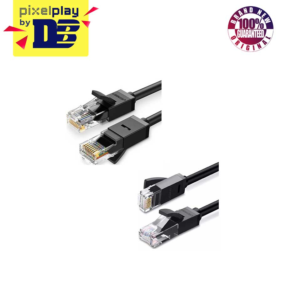 UGreen CAT6 UTP Ethernet Cable - 3m (Black) (NW102/20161) | Shopee ...