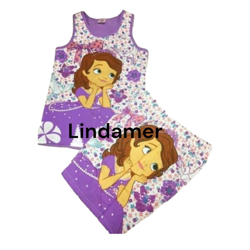 Character sando with short for kids girl | Shopee Philippines