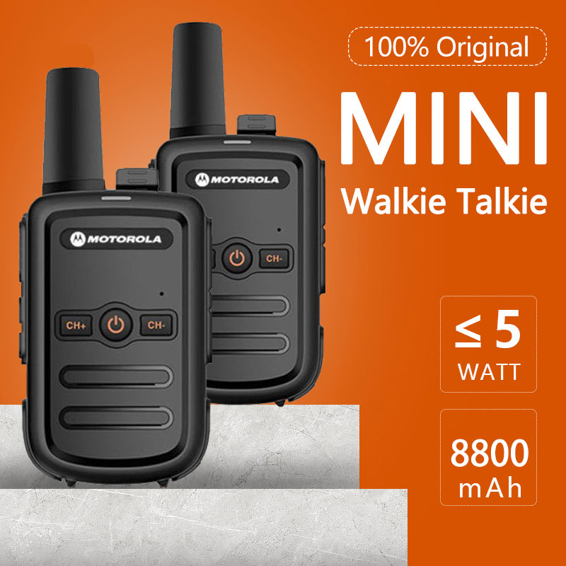 Mini Walkie Talkie MOTOROLA C51 Portable Two Way Radio PMR FRS Radio ...