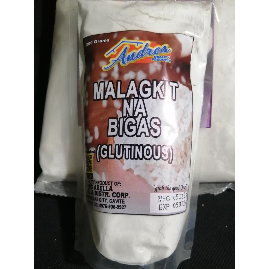 Andres Glutinous /Malagkit Flour 250g | Shopee Philippines