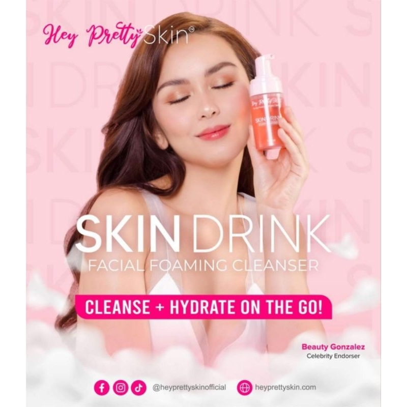 Hey Pretty Skin Drink Foam Cleanser | Shopee Philippines