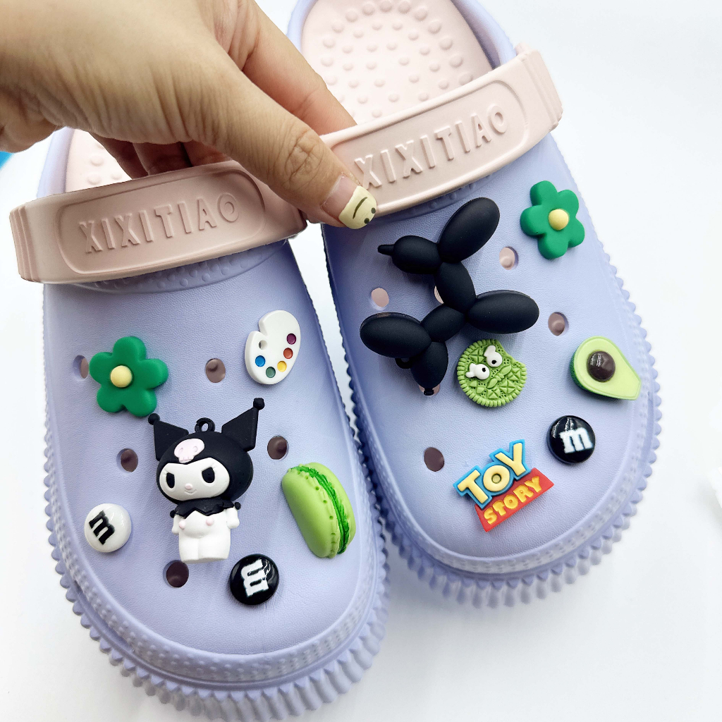 Jibbitz Set Charms 3D Resin Croc Shoes Hole Accessories Crocs ...