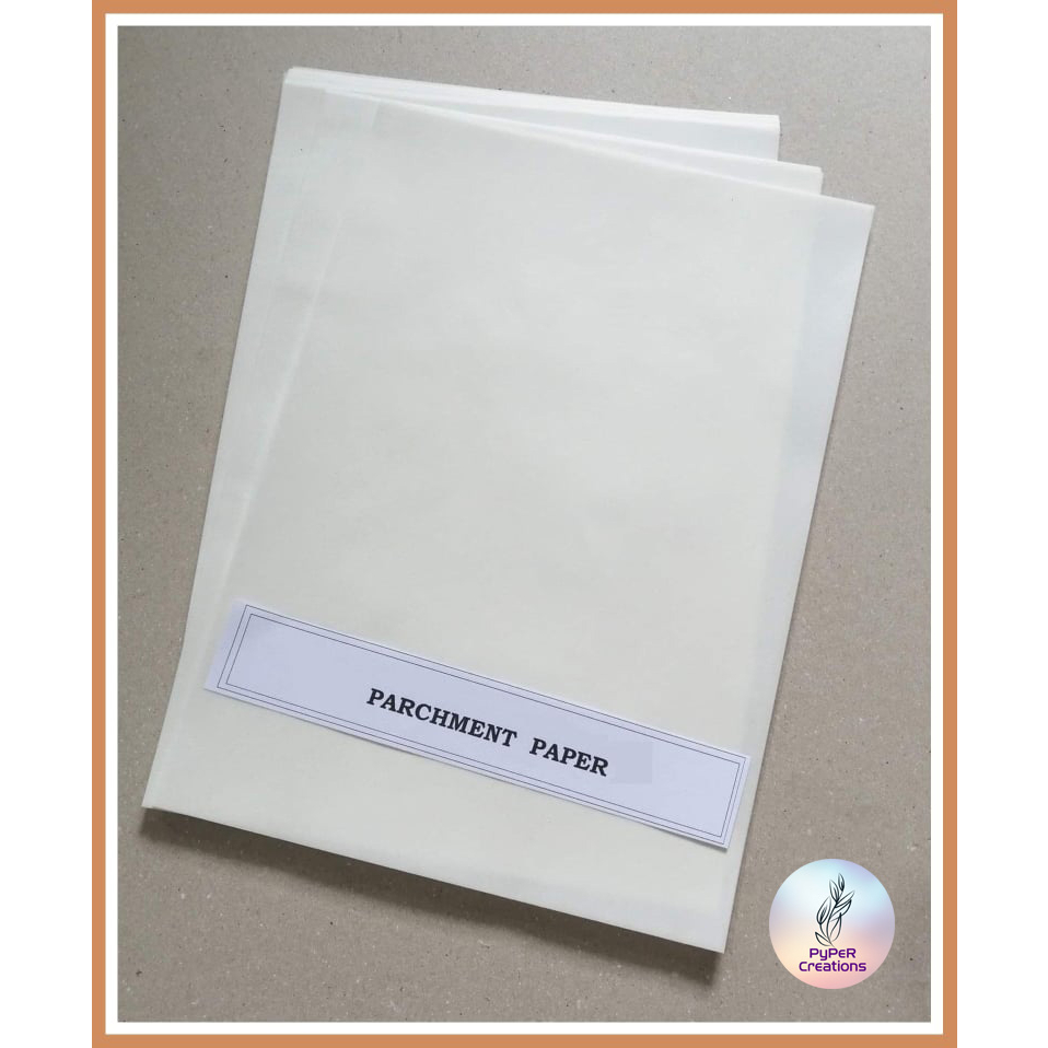 25pcs/50pcs Parchment A4/Short/Long bond paper Size Light Cream color ...