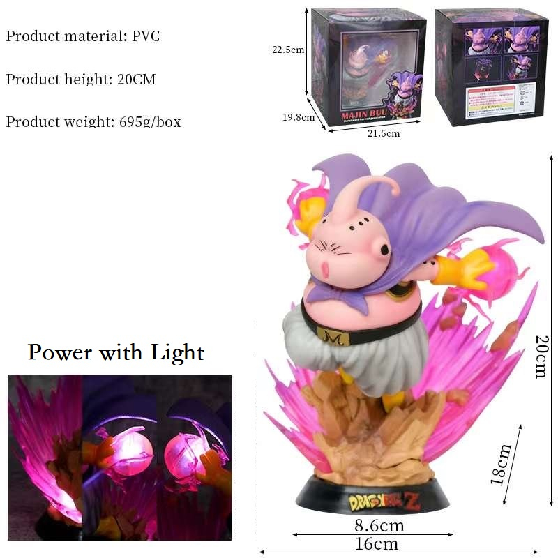 Dragon Ball Z DBZ Majin Buu Burst Wave Second Generation With Light ...