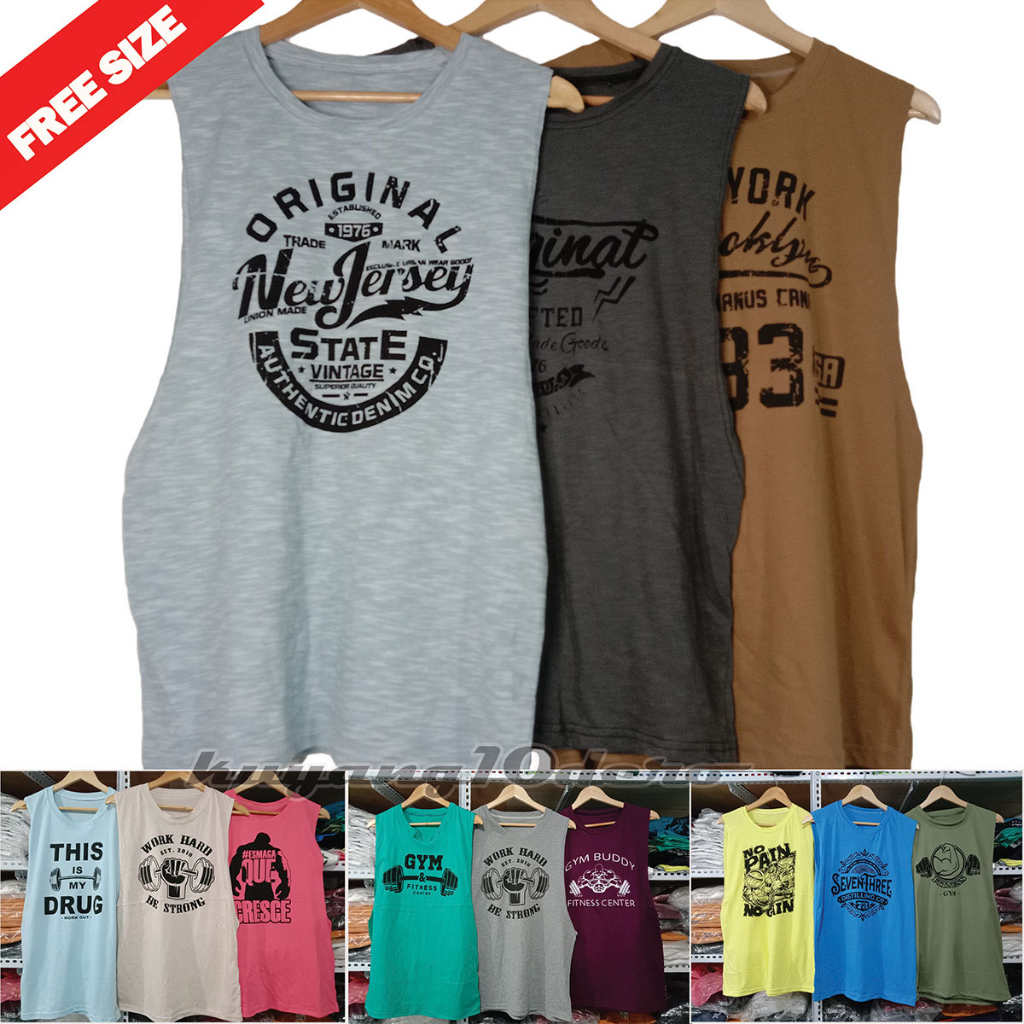 3pcs Muscle Sando for MEN (Fit up to Large frame) | Shopee Philippines