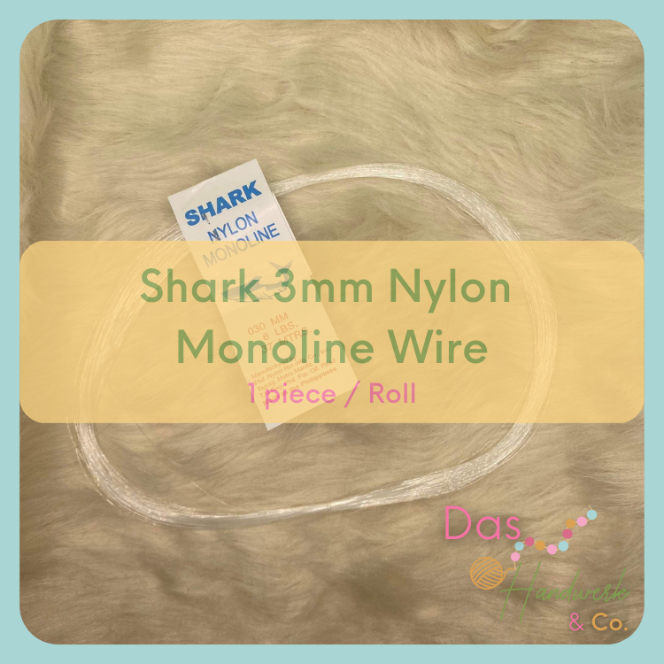 DH&C Shark Nylon Monoline 6lbs/30mm (1 pc/roll) for DIY Projects ...