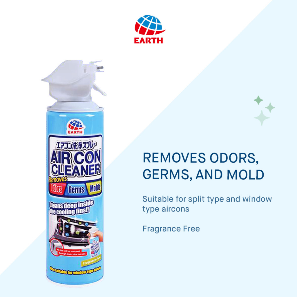 Earth Aircon Cleaner Spray (420ml) | Shopee Philippines
