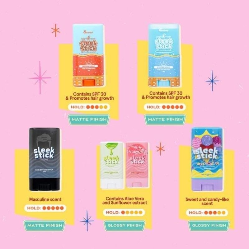 Estained Sleek Stick Hair Styling Stick 15g | Shopee Philippines