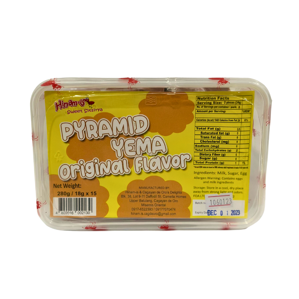 Hinam-is Pyramid Yema Original | Shopee Philippines