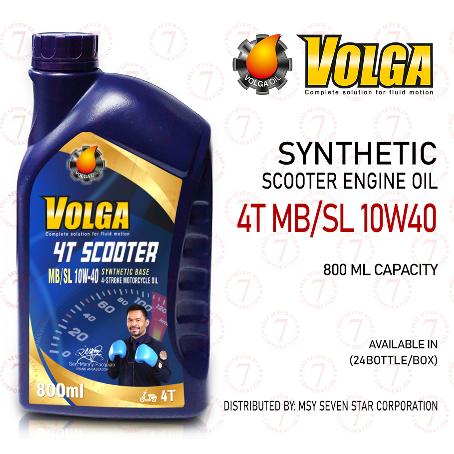 VOLGA 4T MB/SL 10W40 800 mL SYNTHETIC BLEND Motorcycle Scooter Engine Oil | Shopee Philippines