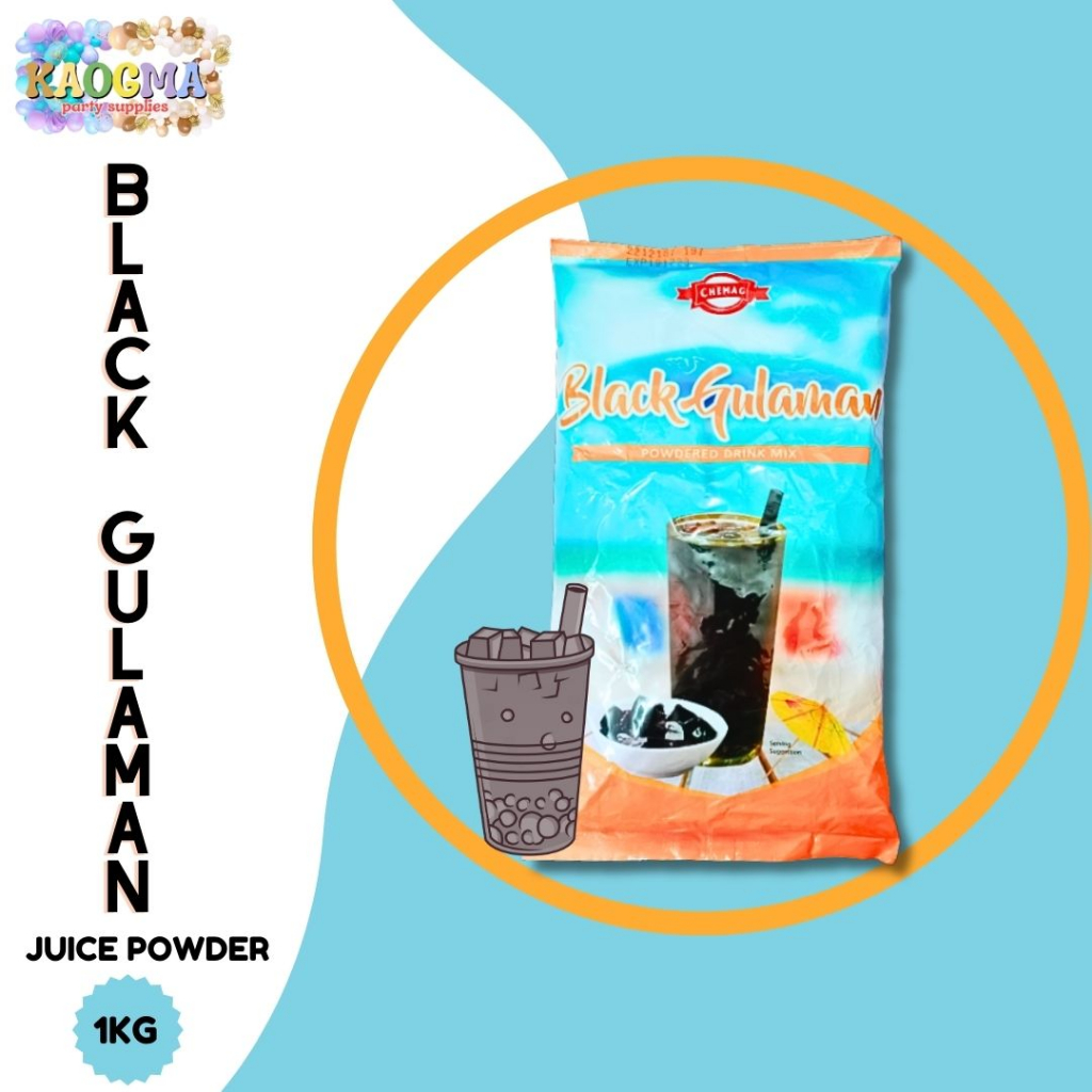 BLACK GULAMAN Juice - Powdered Drink Mix - 500G/1KG | Shopee Philippines