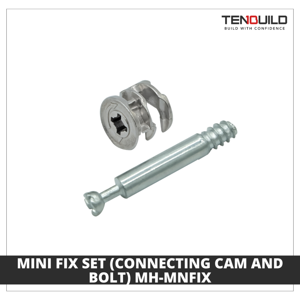 Tenbuild Minifix Set Connecting Cam and Bolt MH-MNFIX | Shopee Philippines