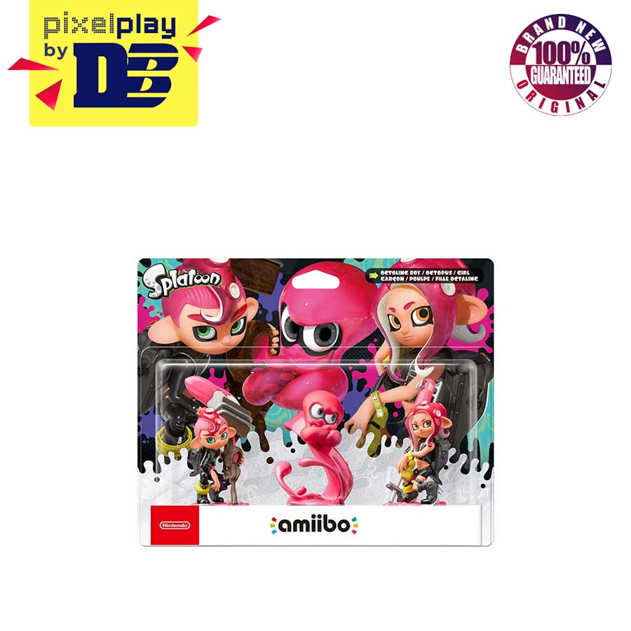 Amiibo: Splatoon 2 series Triple Pack (Octoling Boy/ Octoling Octopus/ Octoling Girl) | Shopee ...