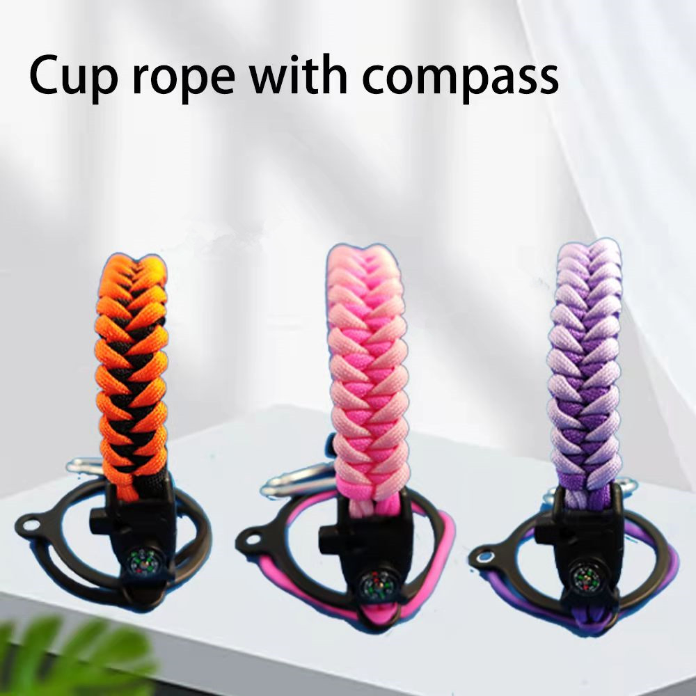 Cup Rope W/Compass For Hydro/Aqua/VossFlask Tyeso Wide Mouth Tumbler ...