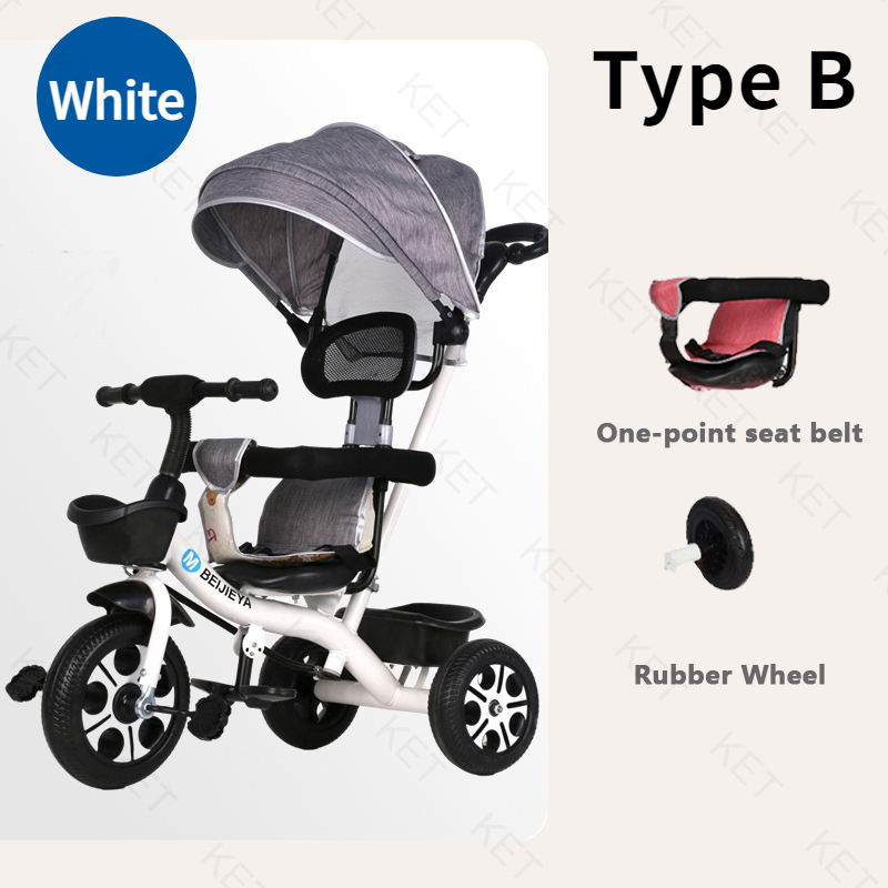 4 In 1 kids bike baby tricycle Children Tricycle Baby Stroller kids ...