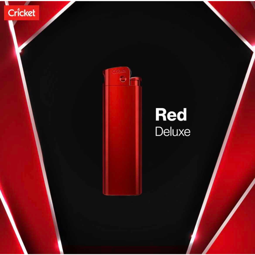 Cricket Lighter Deluxe Steel RED (1pc) | Shopee Philippines