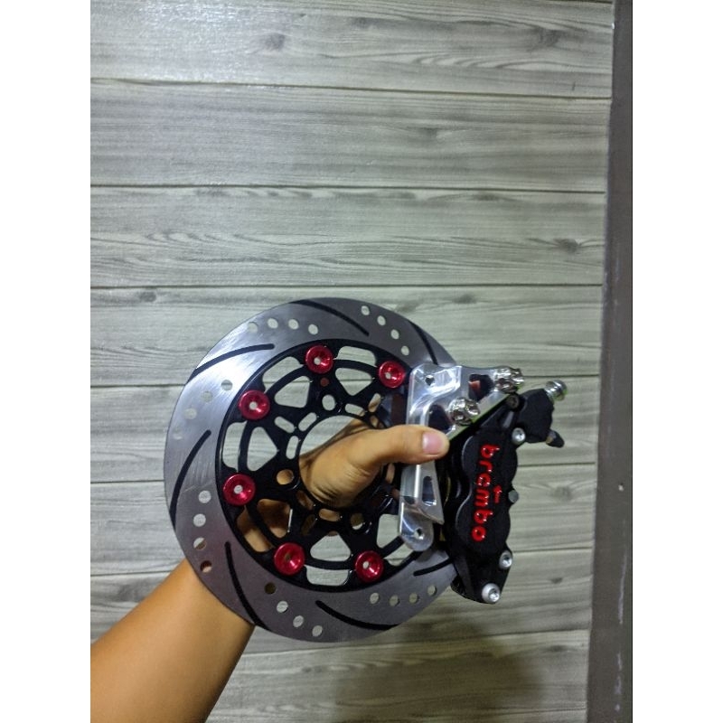 4 pot caliper left set for honda click / beat / game changer / click ...