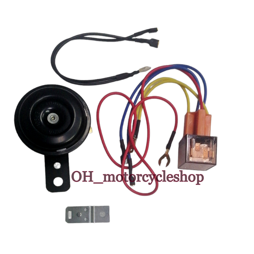 Horn Ordinary 12V with Horn Relay Socket Universal | Shopee Philippines