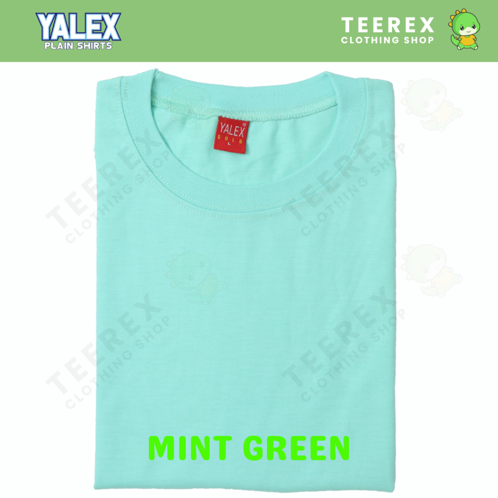 YALEX PLAIN SHIRT (RED LABEL) SHADES OF GREEN (MINT GREEN APPLE GREEN ...