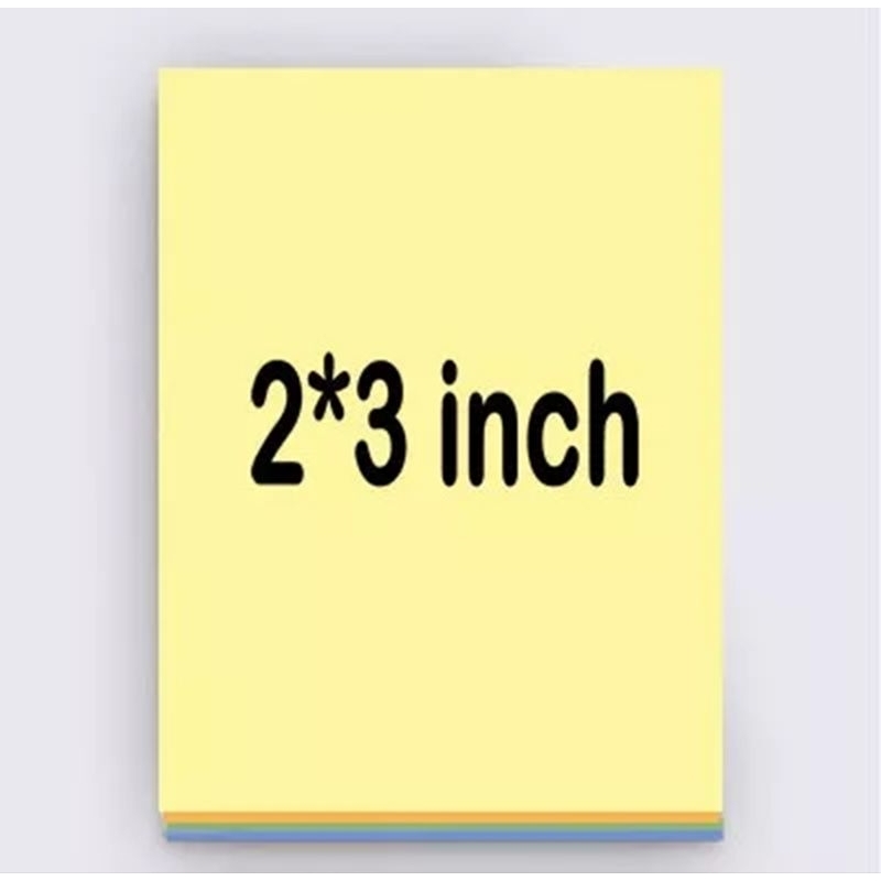100Sheets Sticky Notes Pastel Color 2"/3"/4" Multicolor Note Paper ...