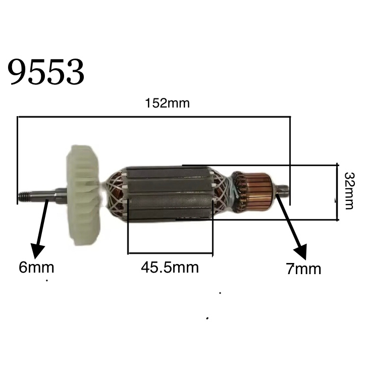 ARMATURE 9553 / 9554 FOR GRINDER 1 PIECE | Shopee Philippines