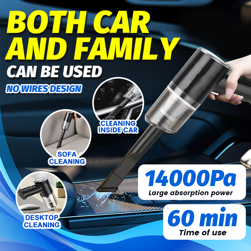 Car Vacuum Cleaner Wireless Cordless Vacum household Handheld Vacuum ...