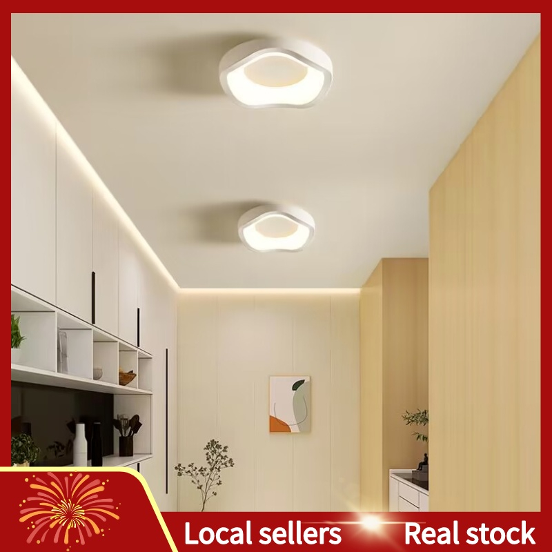 Nordic LED Aisle Lamp Tricolor Chandelier Ceiling Light Modern Corridor ...