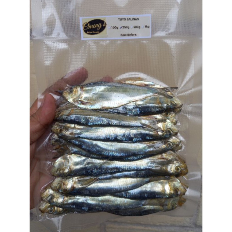 Dried Tuyo Salinas Cavite in 250g-1kg Vacuum-sealed Pack | Shopee ...