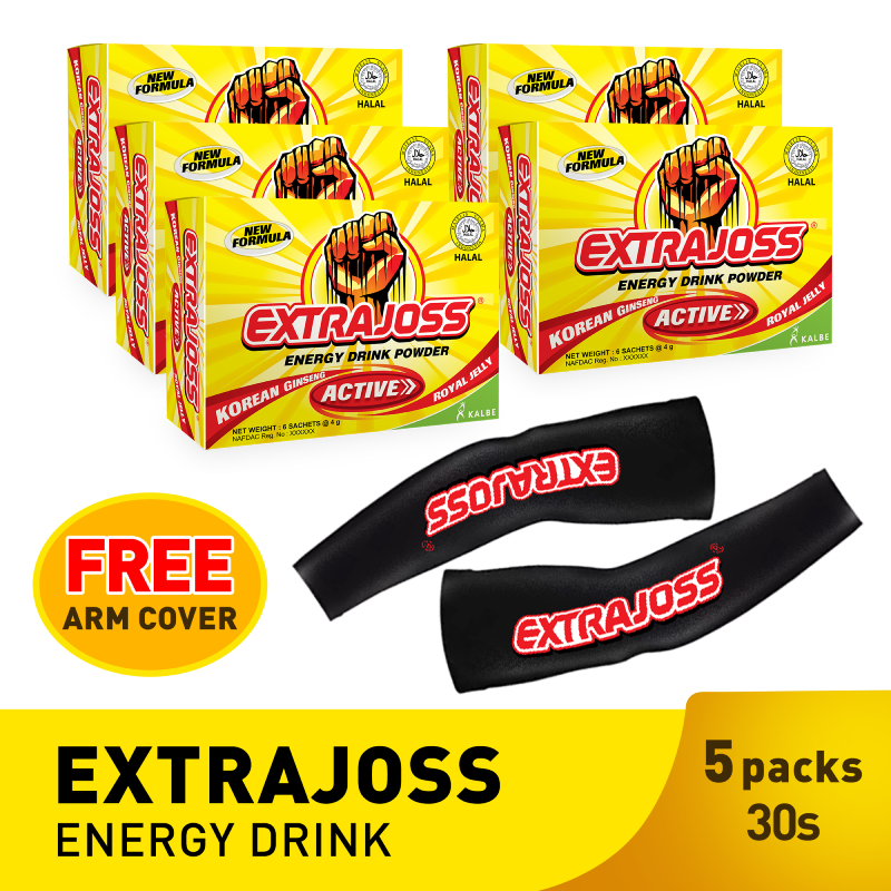 Extra Joss Energy Drink 5 Packs (30 Sachets) | Shopee Philippines