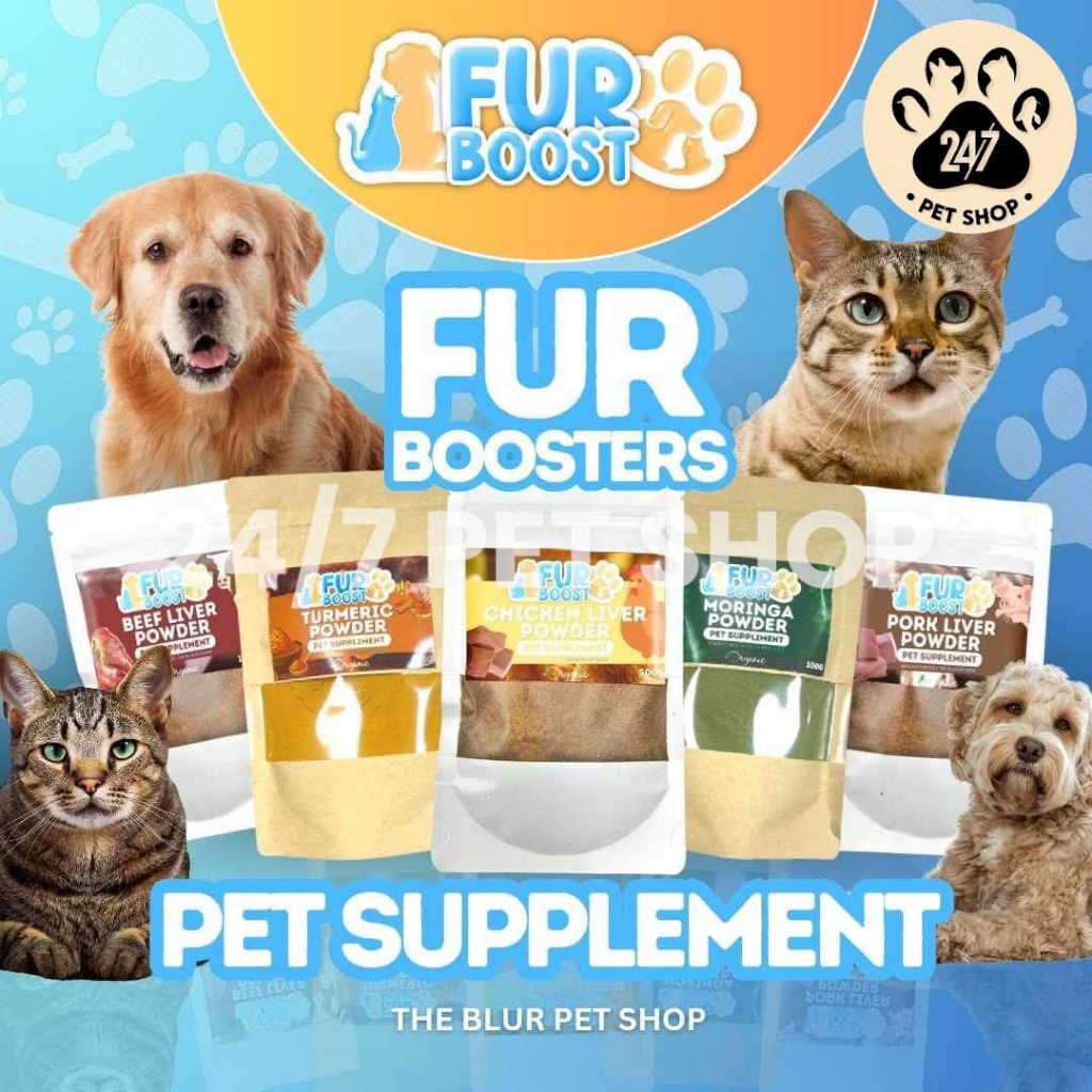 Free 20g Fur Boost Appetite Booster 80g Furboost Powder Dog Cat 24/7 ...