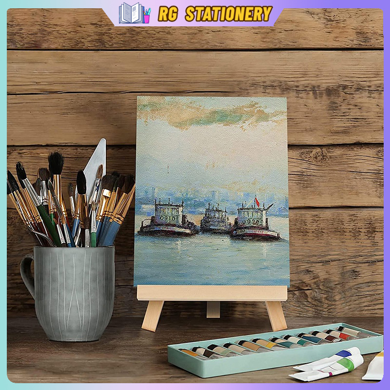 Mini Wooden Painting Stand/Easel 18cm*24cm W16 | Shopee Philippines