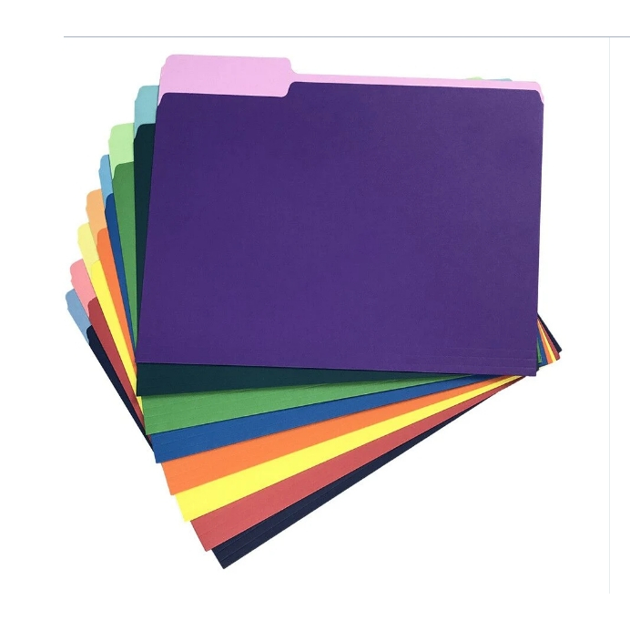 [Golden Dragon] Paper Folder, File Folder, Colored, 12pts, Long size ...