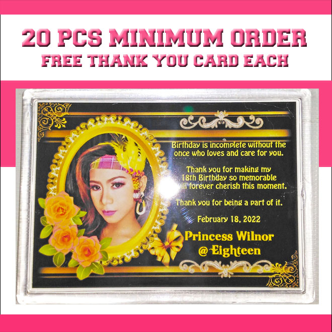 DEBUT 18TH 60TH BIRTHDAY FreeLayout Personalized Ref Magnet Souvenir ...