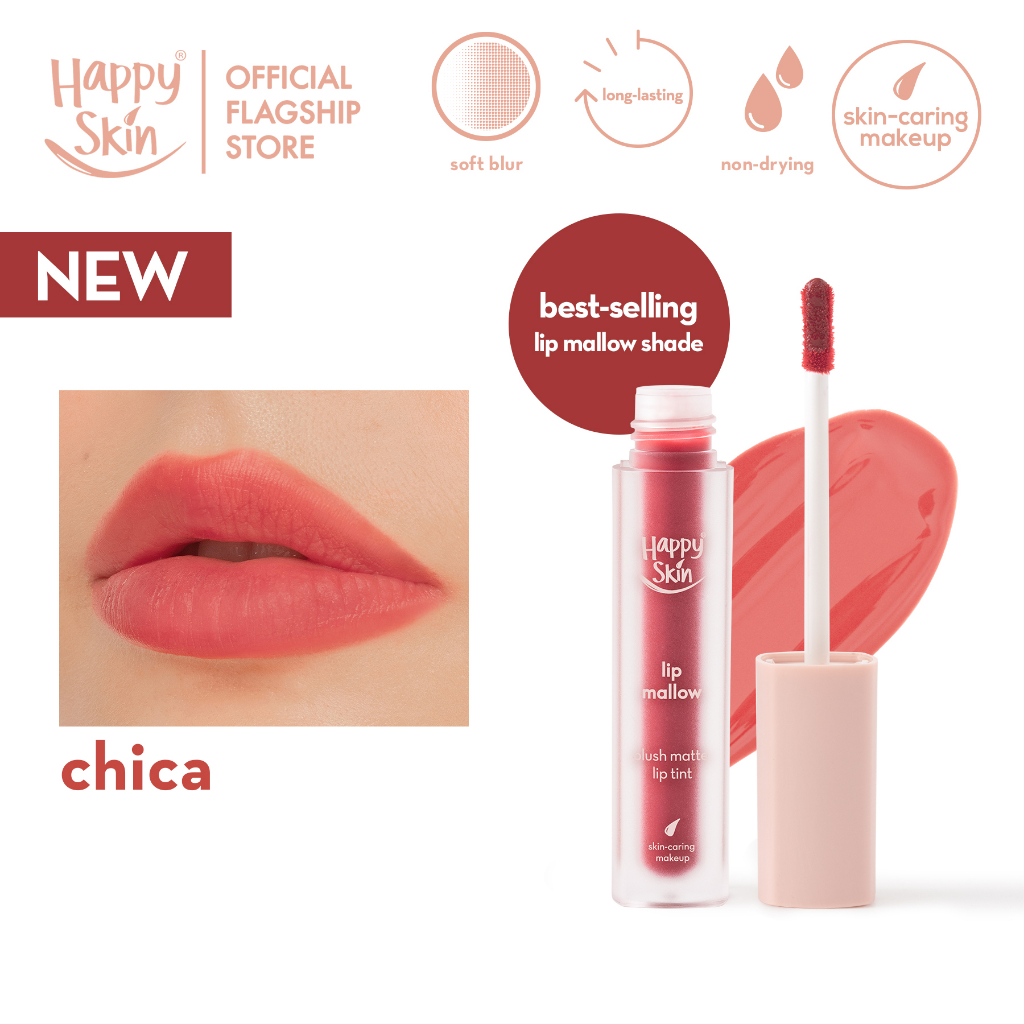 Happy Skin Lip Mallow Tint in Chica | Shopee Philippines